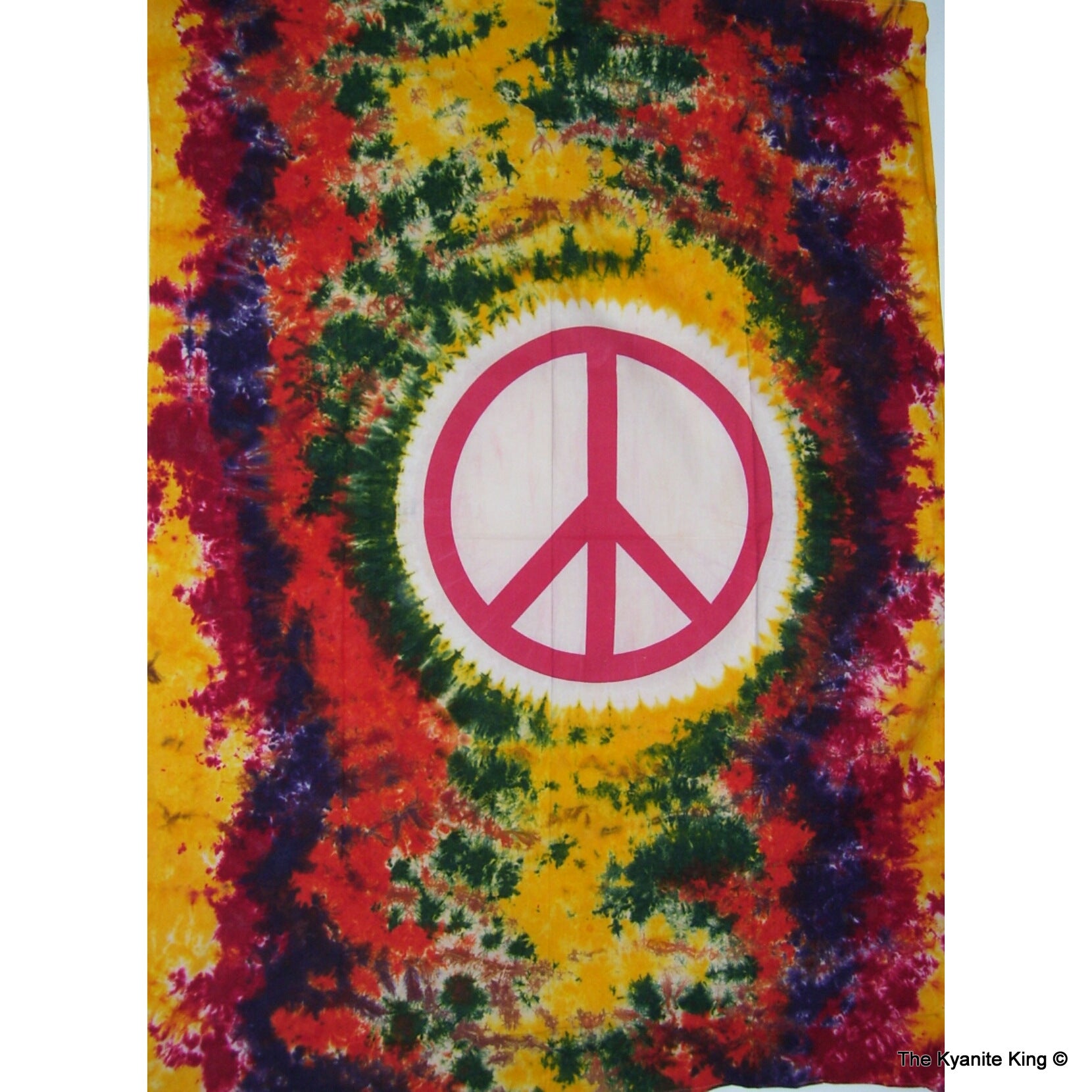 Peace Sign Tie Dye Tapestry – The Meteorite Traders